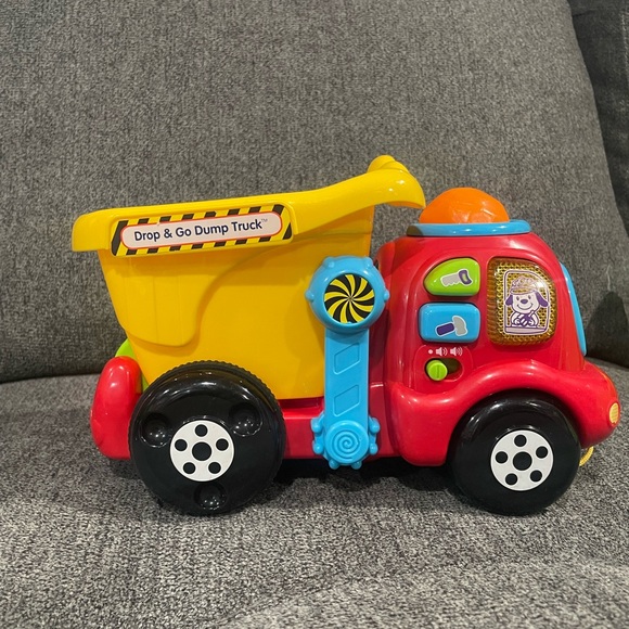 vtech | Toys | Vtech Drop And Go Dump Truck Yellow | Poshmark